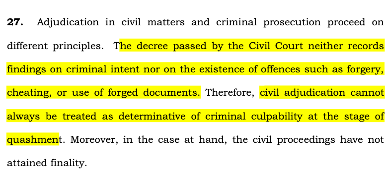C.S. Prasad vs C. Satyakumar and Others; 2026 INSC 39 - S.482 CrPC ...